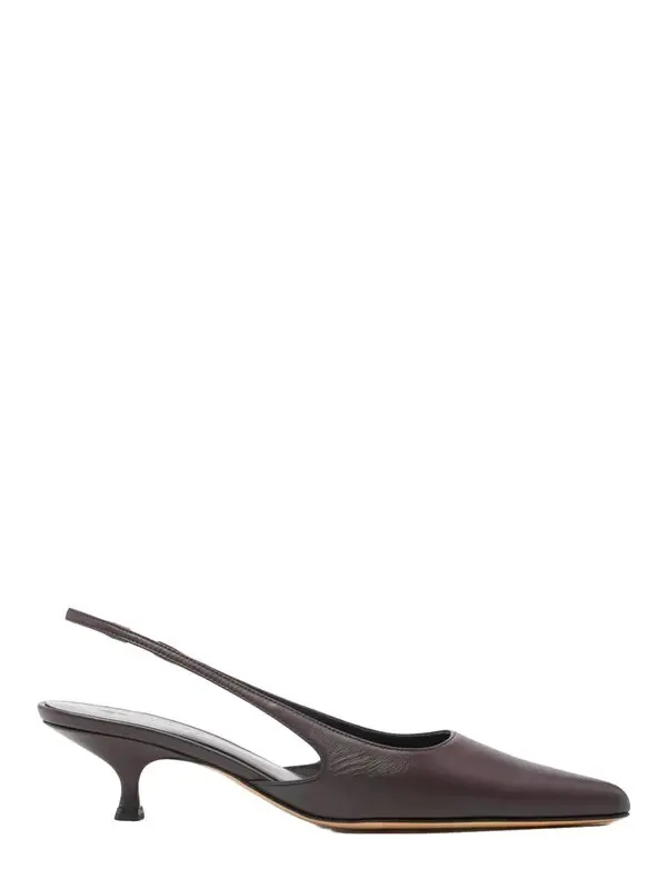 ERALDO 40mm Slingback Point-toe Heeled Pumps - Brown