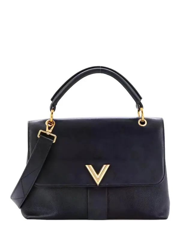 LOUIS VUITTON Very One Handle Satchel Monogram Leather - Black