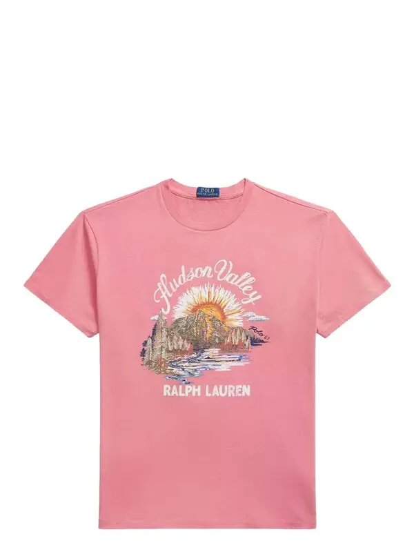 Polo Ralph Lauren Short-sleeved Print T-shirt - Pink