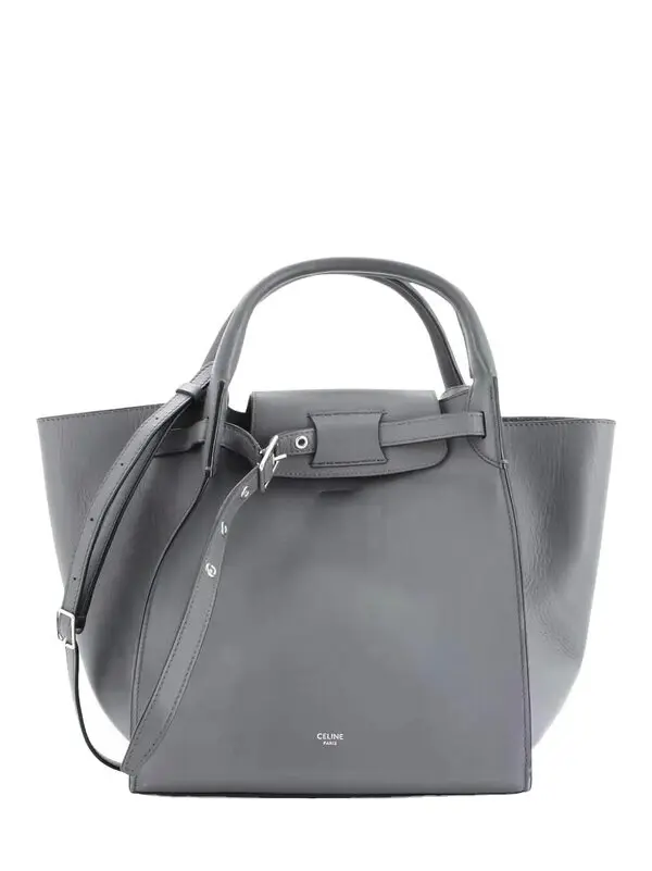 Celine Big Bag Smooth Calfskin Small Tote - Grey