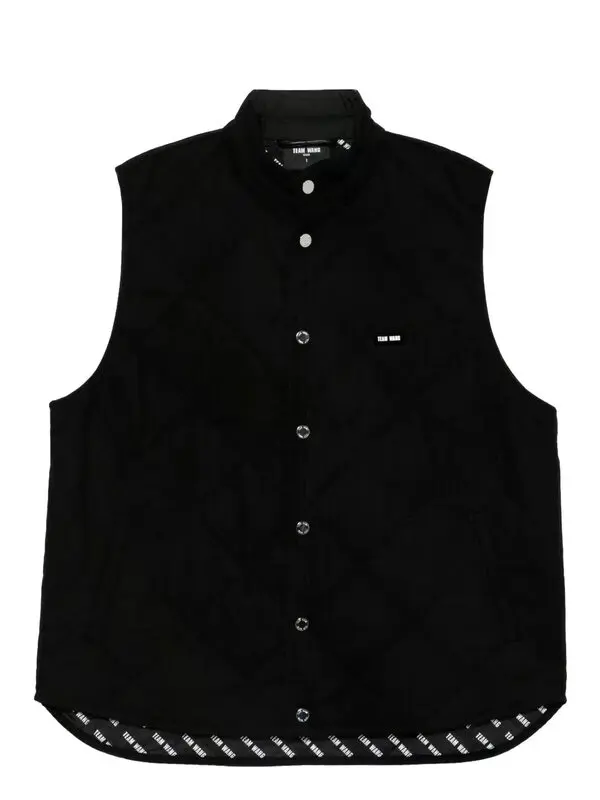TEAM WANG DESIGN Quilted Gilet - Black