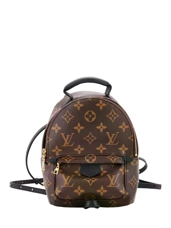 LOUIS VUITTON Palm Springs Monogram Canvas Mini Backpack - Brown