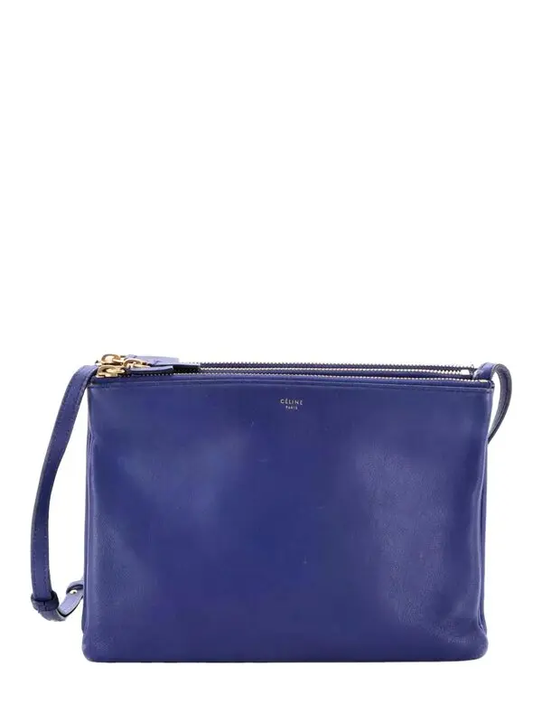 Celine Trio Large Crossbody Bag - Blue