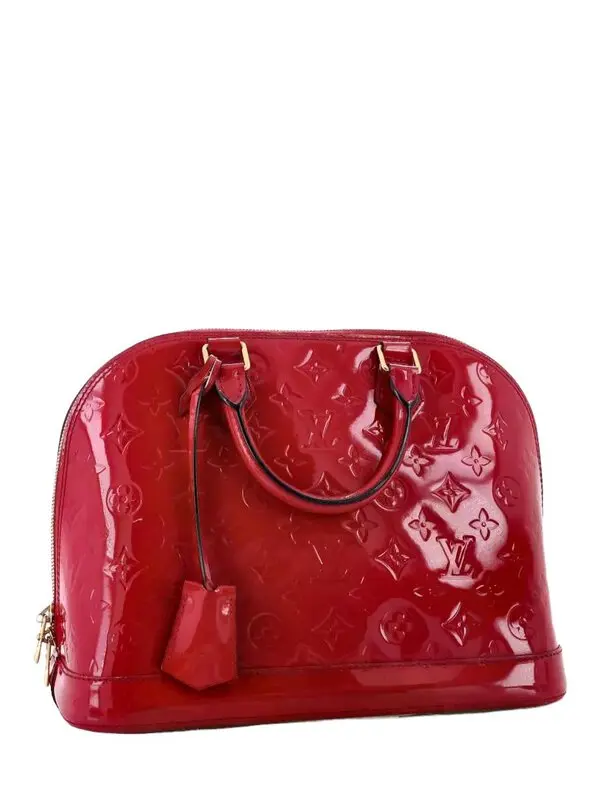 LOUIS VUITTON Alma Handbag Monogram Vernis Pm - Pink