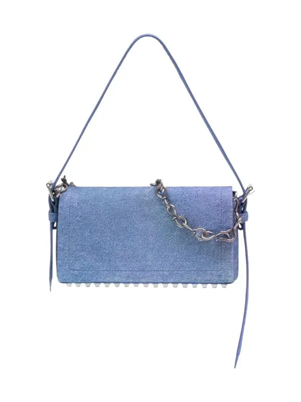 Alexander Wang Embossed Chain Ricco Shoulder Bag - Blue