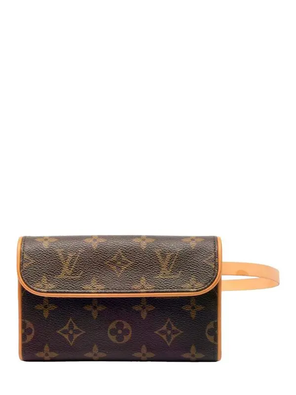 LOUIS VUITTON 2003 Monogram Pochette Florentine Belt Bag - Brown