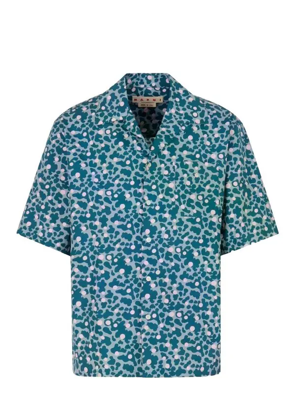 Marni Short-sleeve Pocket Shirt - Blue