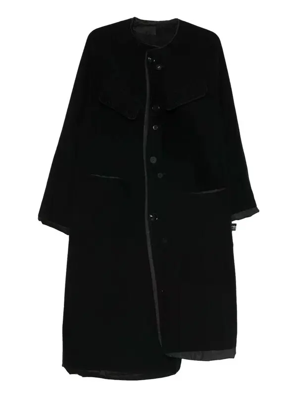 UNDERCOVERISM Buttoned Trimmed Coat - Black