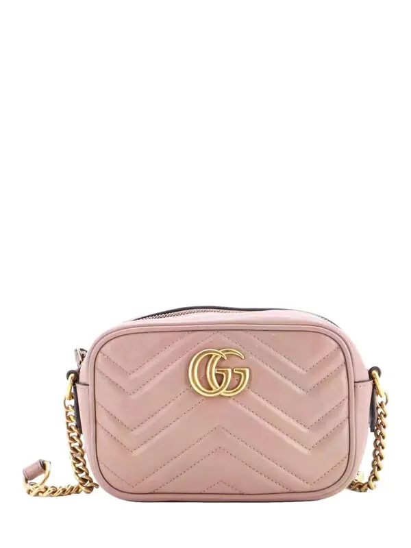 Gucci Gg Marmont Mini Crossbody Bag - Neutrals