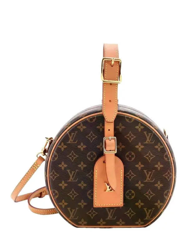 LOUIS VUITTON Petite Boite Chapeau Monogram Canvas - Brown