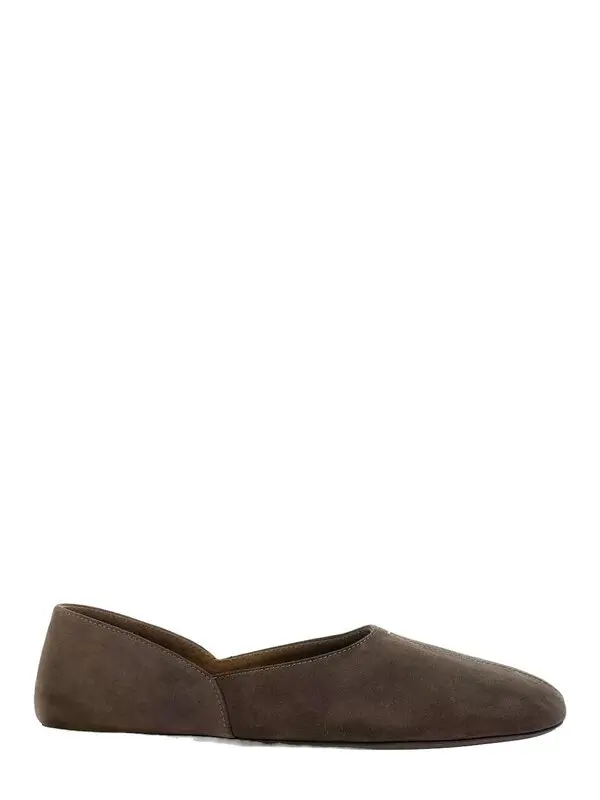 Khaite Jane Ballerina Flats - Brown