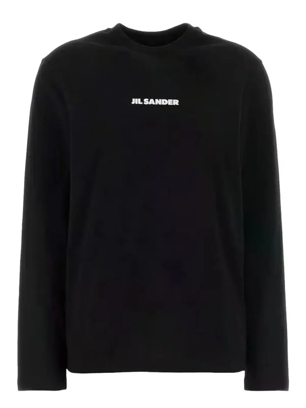 JIL SANDER Logo-detailed T-shirt - Black