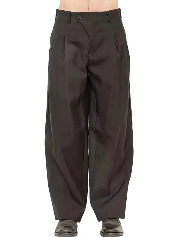 DEVOA Wool Trousers - Black
