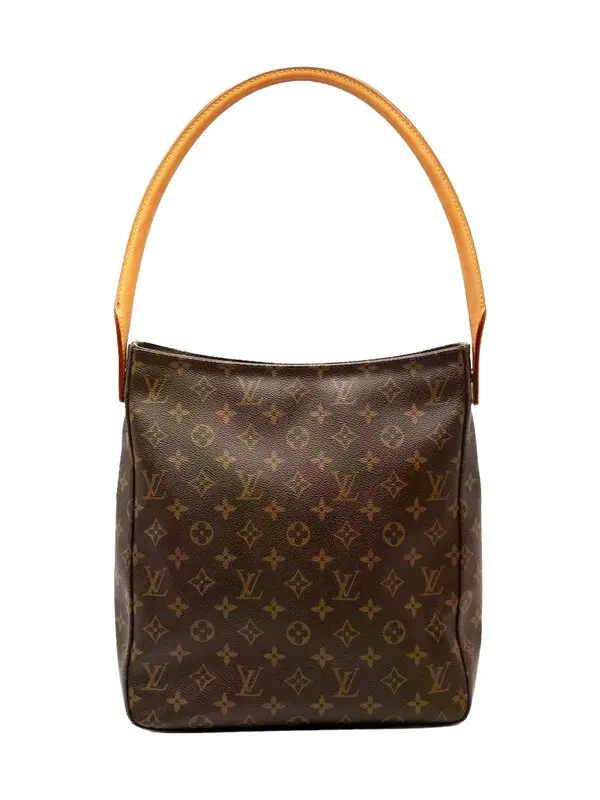 LOUIS VUITTON 2001 Monogram Looping Gm Shoulder Bag - Brown