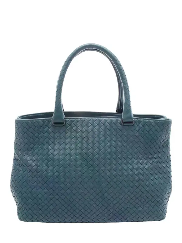 Bottega Veneta 2012-2025 Nappa Intrecciato Tote Bag - Green