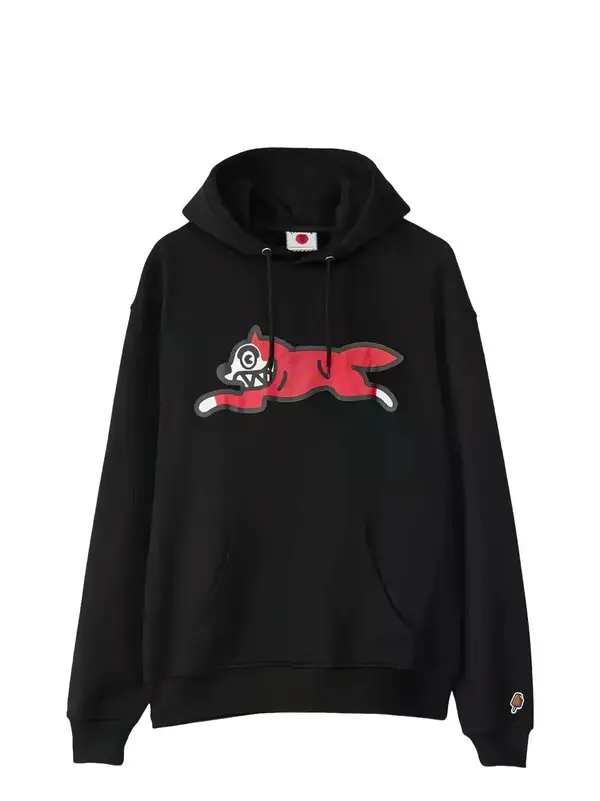 ICECREAM Running Dog Popover Hoodie - Black