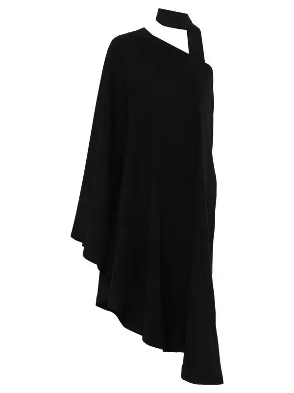 Bite Studios Tie Detailed Midi Dress - Black