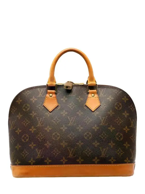 LOUIS VUITTON 1997 Monogram Alma Pm Handbag - Brown