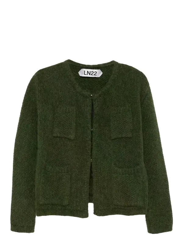 Lna Pocket Cardigan - Green