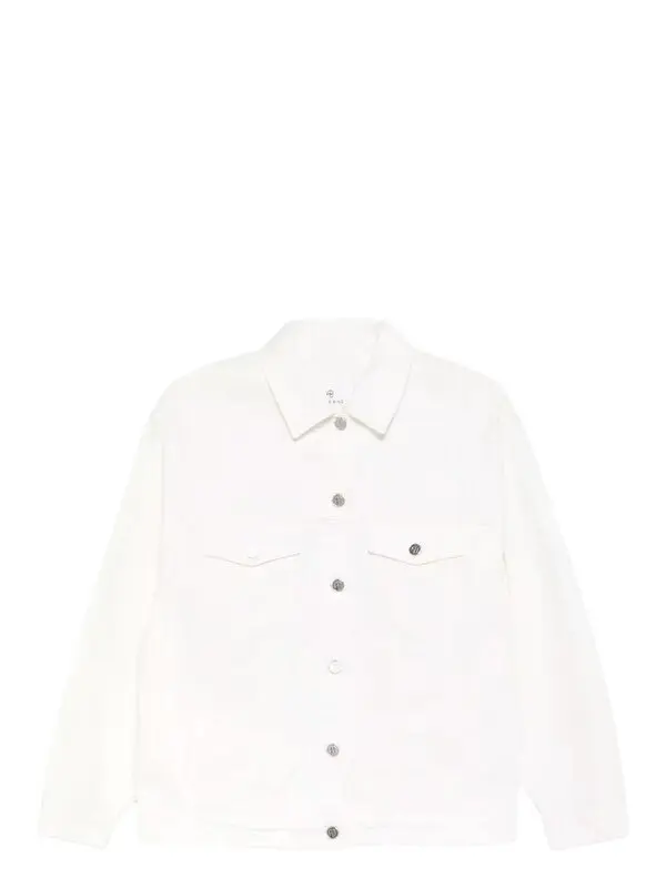 ANINE BING Rory Buttoned Pocket Jacket - White