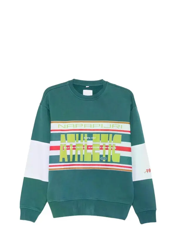 NAPAPIJRI X Martin Rose Lamont Sweatshirt - Green