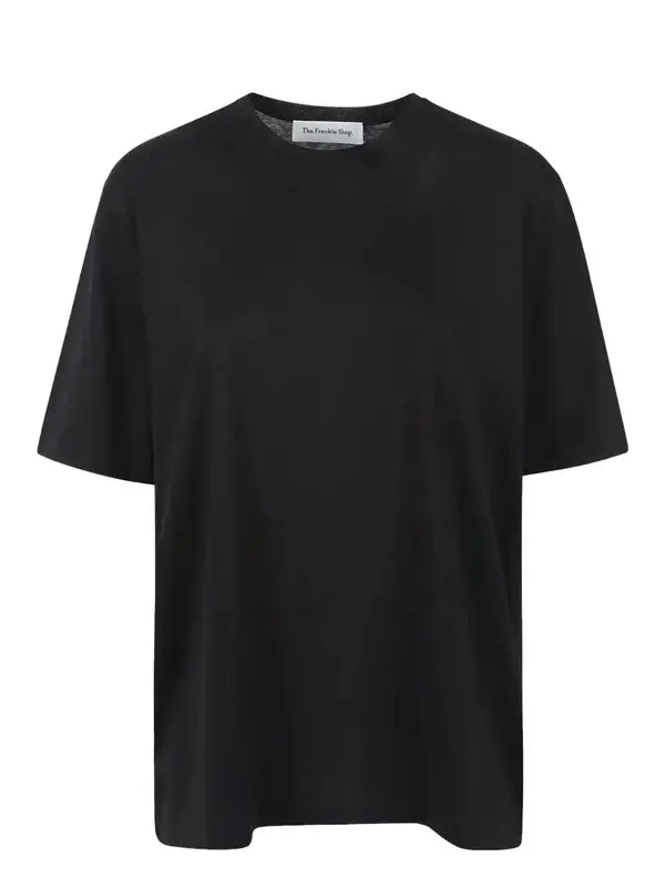 THE FRANKIE SHOP Harper Cotton T-shirt - Black
