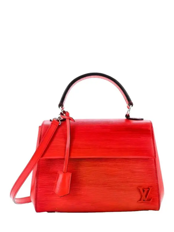 LOUIS VUITTON Cluny Bb Top Handle Satchel Epi Leather - Red