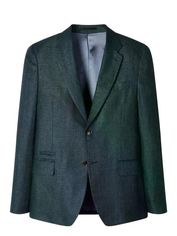 Paul Smith Slub-texture Jacket - Green