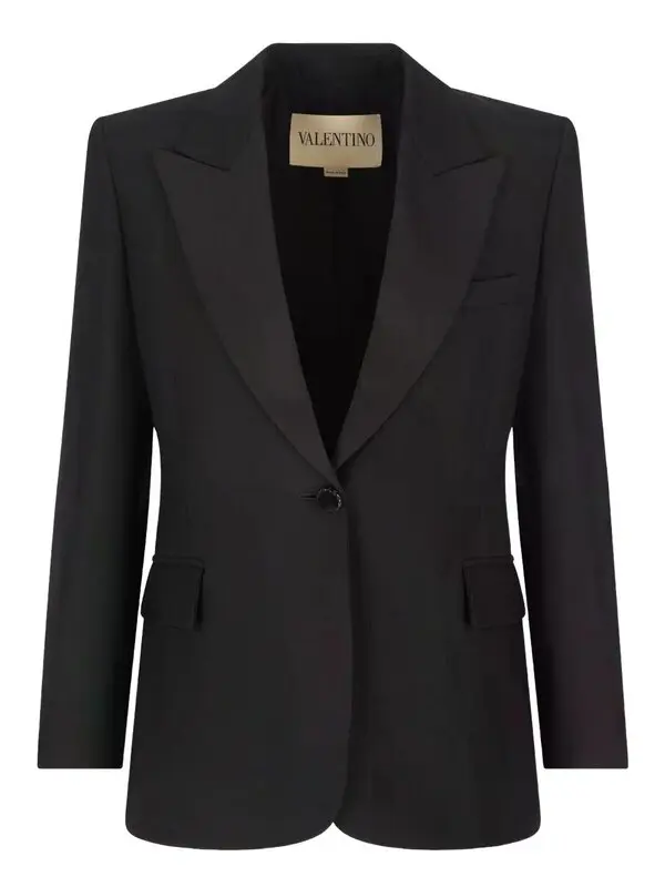 Valentino Garavani Single-breasted Blazer - Black