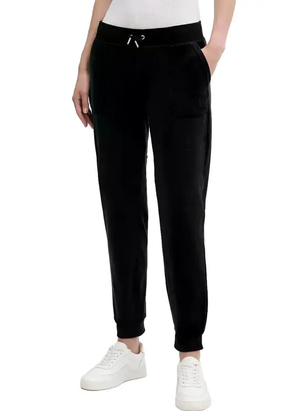 Juicy Couture Pocket Drawstring-fastening Trousers - Black