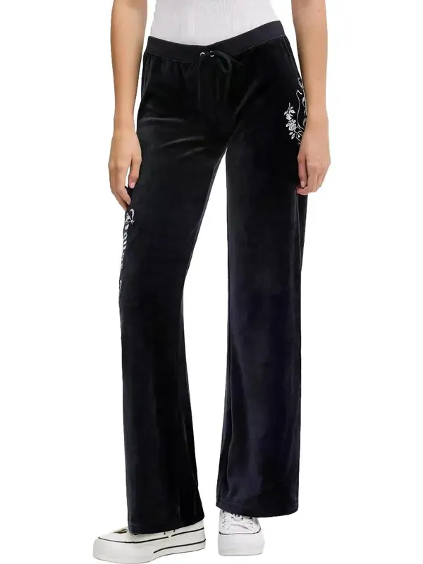 Juicy Couture Drawstring-fastening Embellished Track Pants - Blue