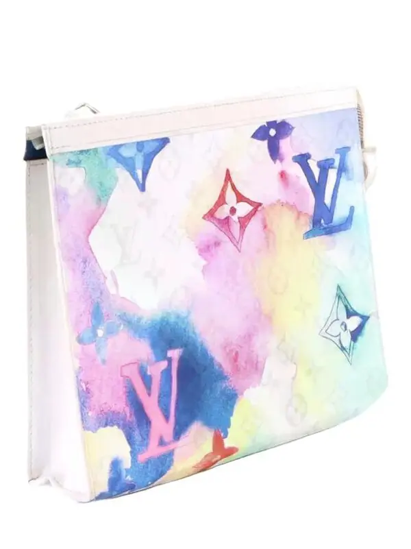 LOUIS VUITTON Limited Edition Monogram Watercolor Canvas Mm Clutch - Multicolour