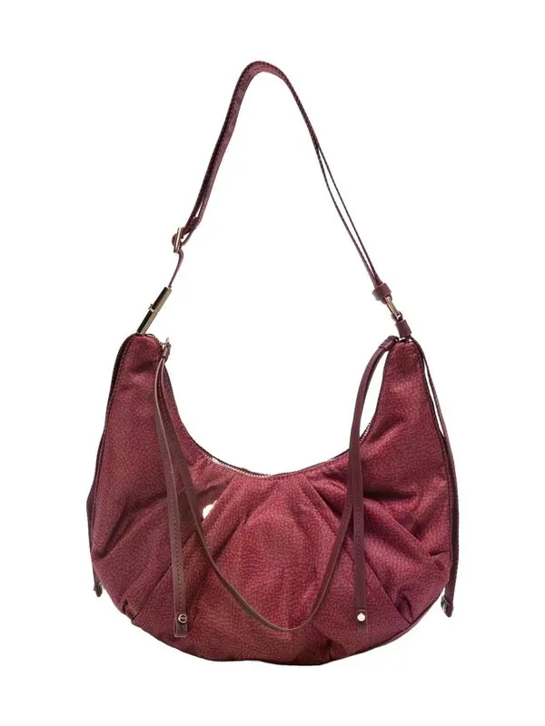 Borbonese Pleat-detail Shoulder Bag - Red