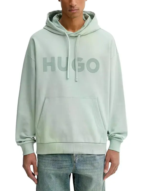 Hugo Logo Hooded Sweatshirt - Green