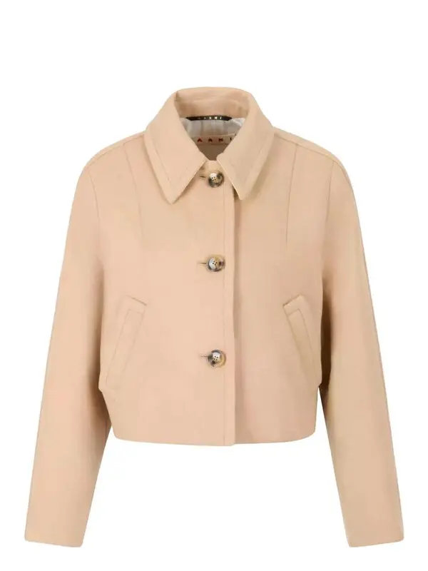 Marni Buttoned Jacket - Neutrals