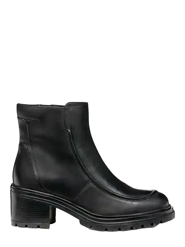 Geox Block-heel Ankle Boots - Black