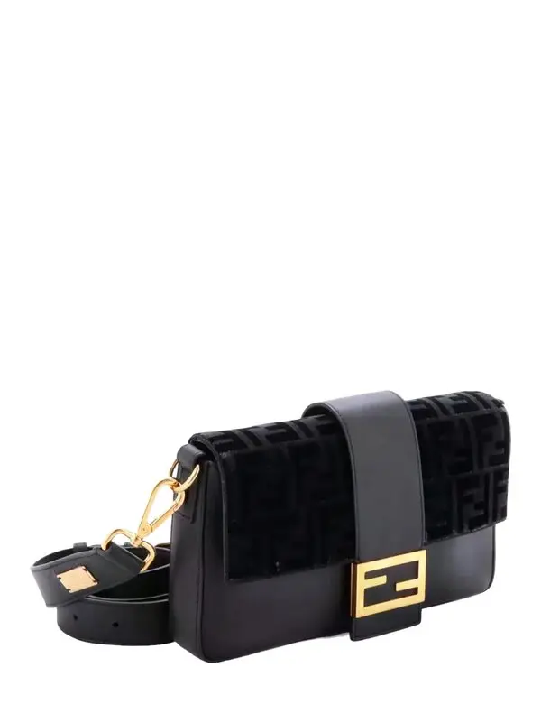 Fendi X Jackson Wang Baguette Convertible Belt Bag - Black
