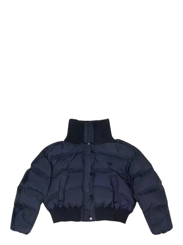 Bimba Y Lola Quilted Zip Jacket - Blue