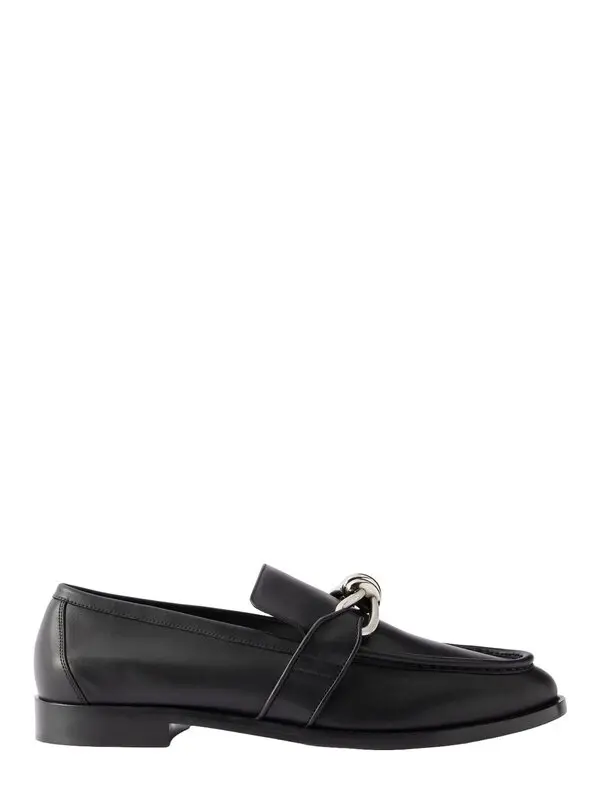 Bottega Veneta Astaire Knot-detailed Loafers - Black