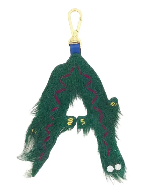 Marni Animal-alphabet Charm Keyring - Green