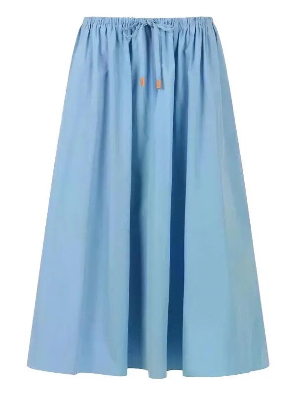 Marni Gathered Midi Skirt - Blue