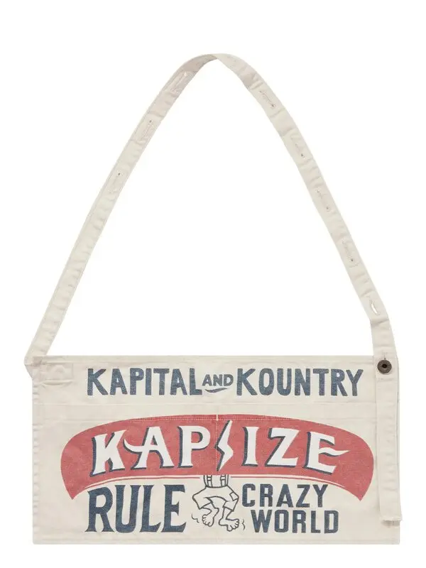 Kapital Printed Cotton-canvas Apron - Red