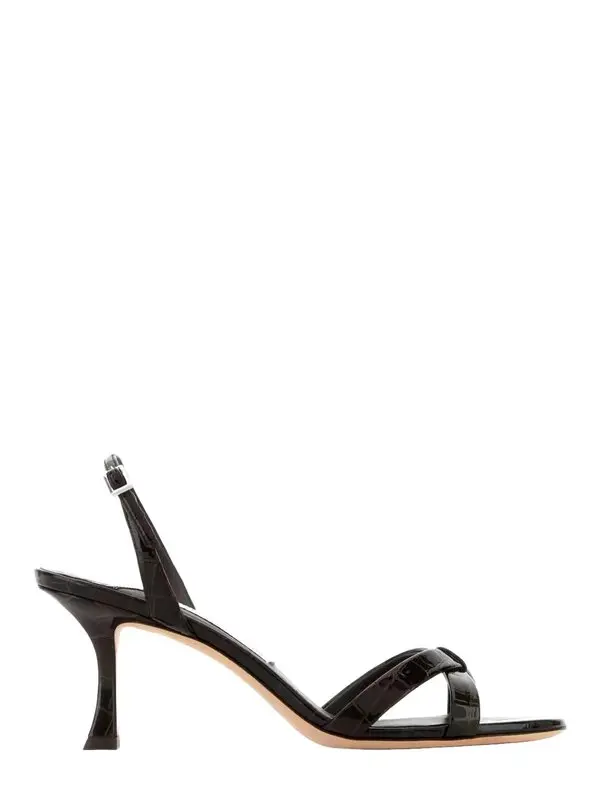 JIMMY CHOO 70mm Elsy Sandals - Brown