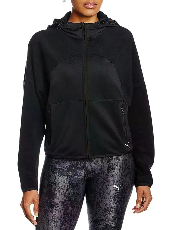 PUMA Yogini Zip-up Hoodie - Black