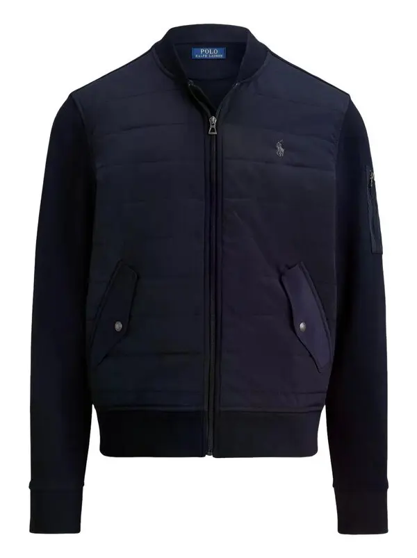 Ralph Lauren Quilted Zip-up Bomber Jacket - Blue