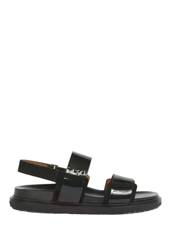 Marni Patent Sandals - Black