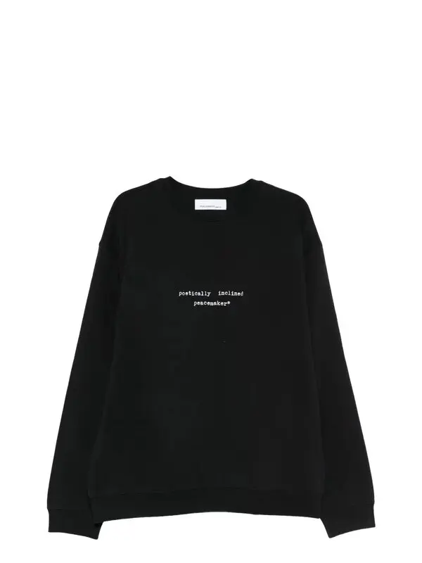 PEACEMAKER OAMC Crew-neck Long-sleeve Sweatshirt - Black