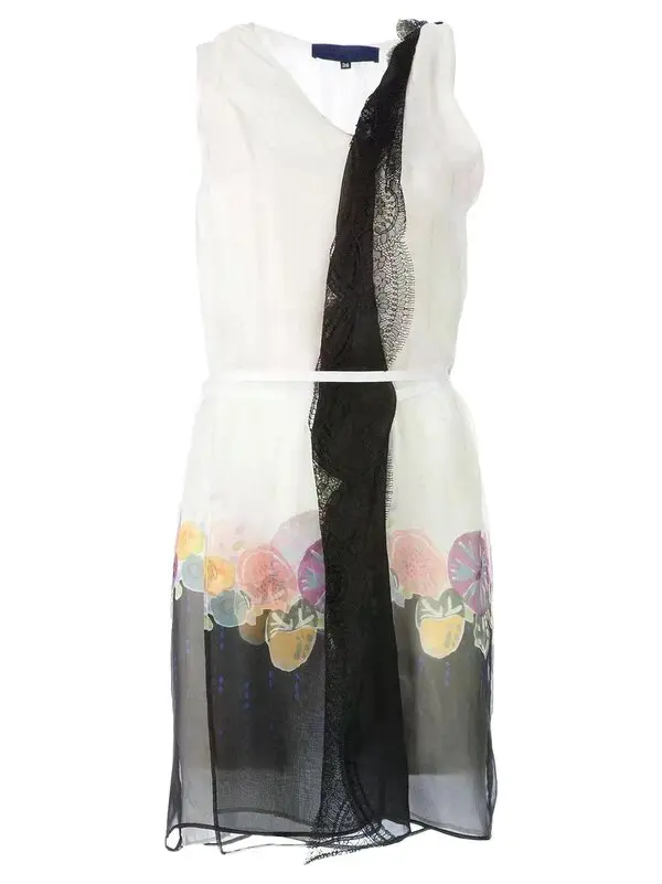 Sharon Wauchob Printed Sleeveless Dress - White