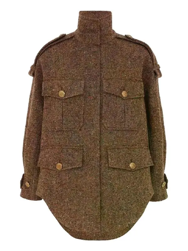 Zimmermann Epaulettes Jacket - Brown