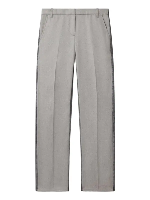 Stella McCartney Hybrid Tailored Trouser Jeans - Gray Wash